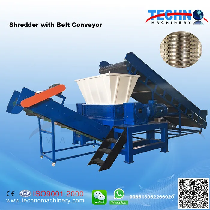 Multi Application Equipment Double Shaft Shredder/industrial Recycling ...