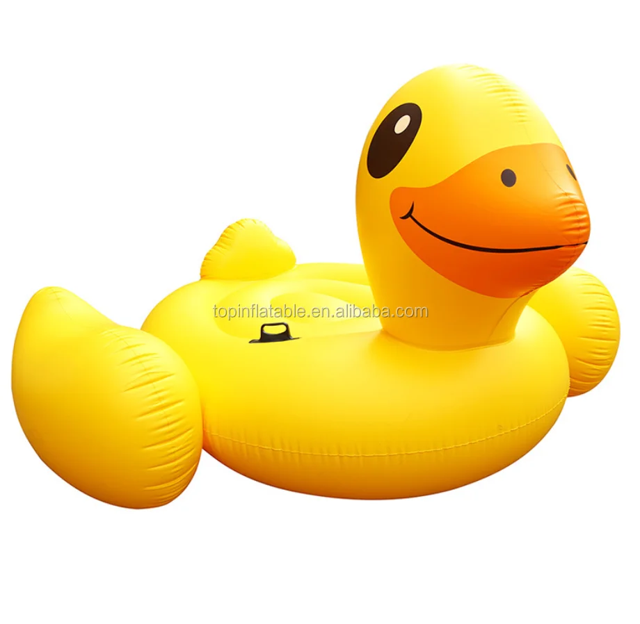 Lake Floats Toys Giant Inflatable Yellow Duck Floating Island - Buy ...