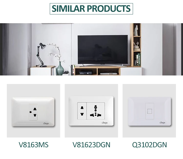 Standard Electrical Plugs 230V 10A Wall Socket Receptacle