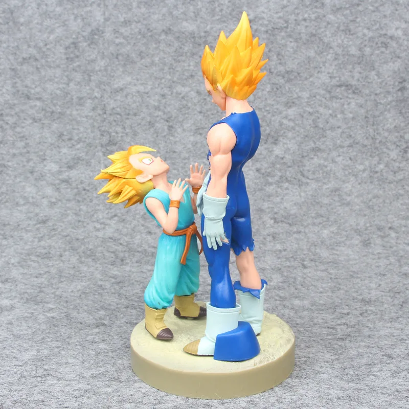 Oem Dad And Son Young Trunks Super Saiyan Majin Vegeta Vegeta Figure ...