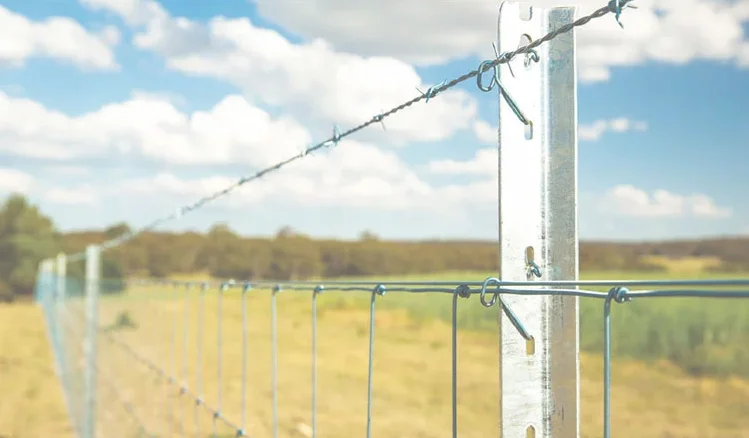 Electric Galvanized Steel Double Outrigger Z Pigtail Offset Fence Post ...