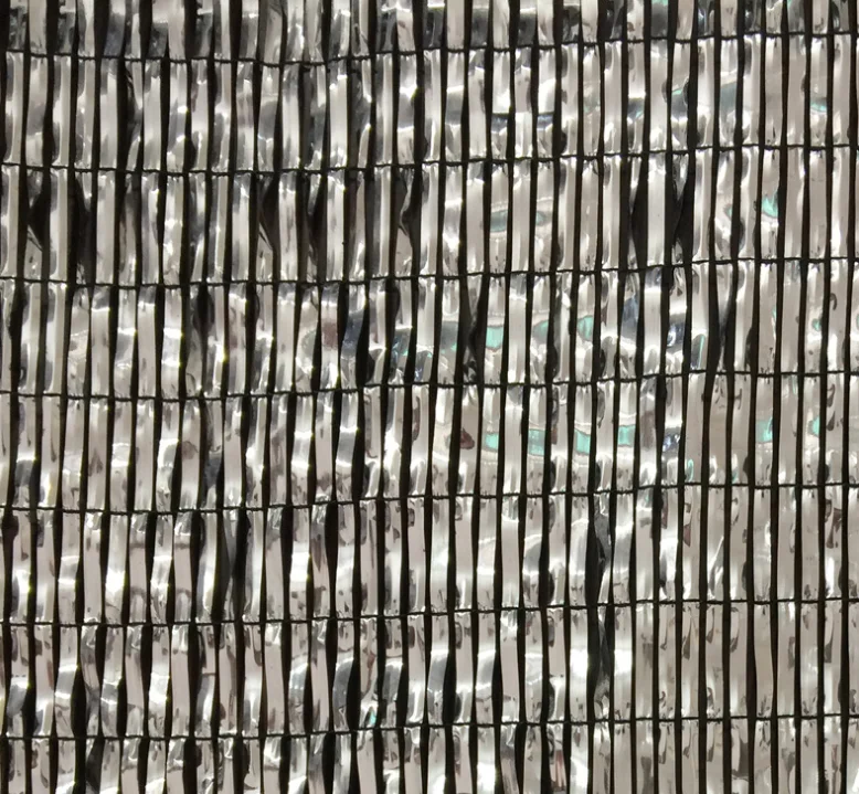 Aluminum Shade Net / Reflective Shade Cloth For Greenhouses And ...