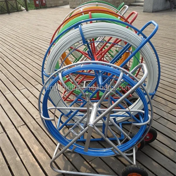 14mm*300m Fiberglass Fiber Snake Duct Rodder Cable Pulling Duct Rodders ...