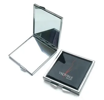Promotional Metal Cosmetic Mirrors /pocket Mirror/compact Mirror - Buy ...