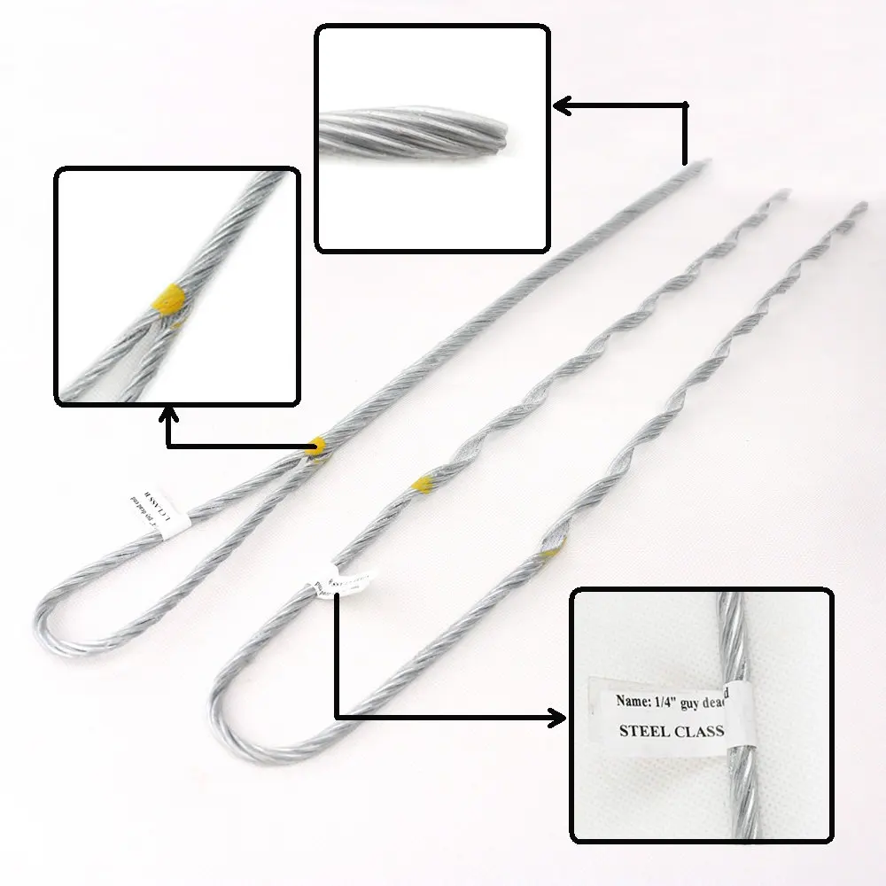 Preformed Guy Grip 1/4 Inch For Stay Wire - Buy Preformed Guy Grip,Guy ...
