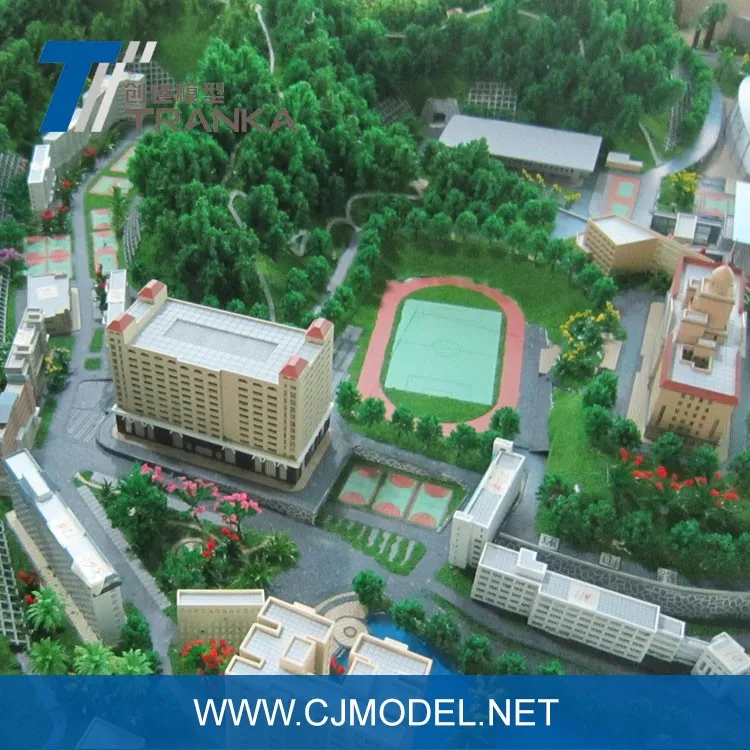 3D Miniature School Building Model - High Quality Projects
