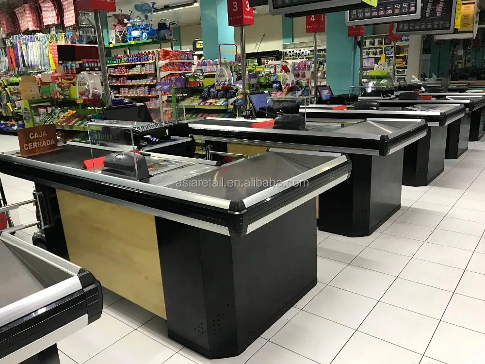 Panama South America Retail Supermarket Cashier Checkout Counter
