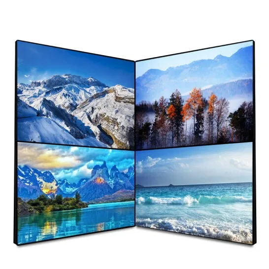 49inch 55 Inch 2x2 2x3 Led Backlight Lcd Video Wall Screen Seamless ...