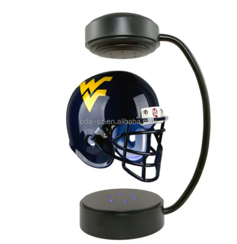 Floating Magnetic Levitation Rotating Floating Hovering Football Helmet ...
