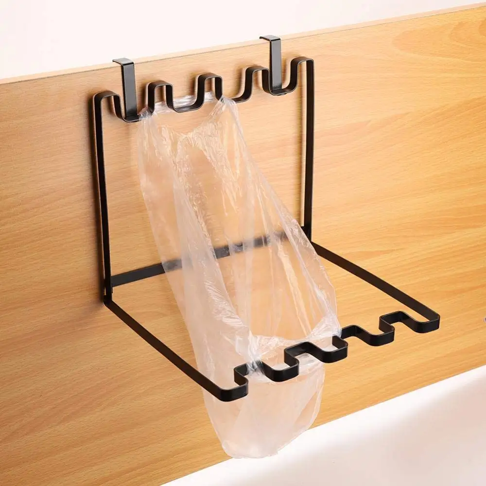 Folding Kitchen Cabinet Door Cupboard Hanging Garbage Trash Rubbish Bag ...