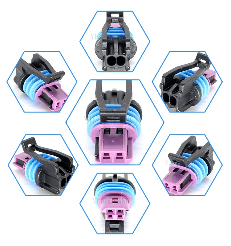 15449028 D Elphi GT 150 Series Packard Metri-Pack 2 Pin Connector