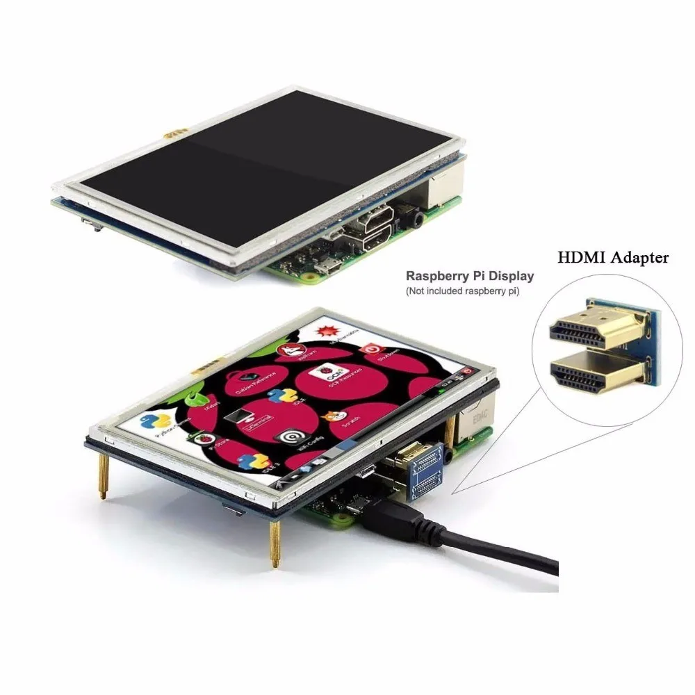 Factory Supply New Original 5 Inch Raspberry Pi 3 Lcd Display Touch ...