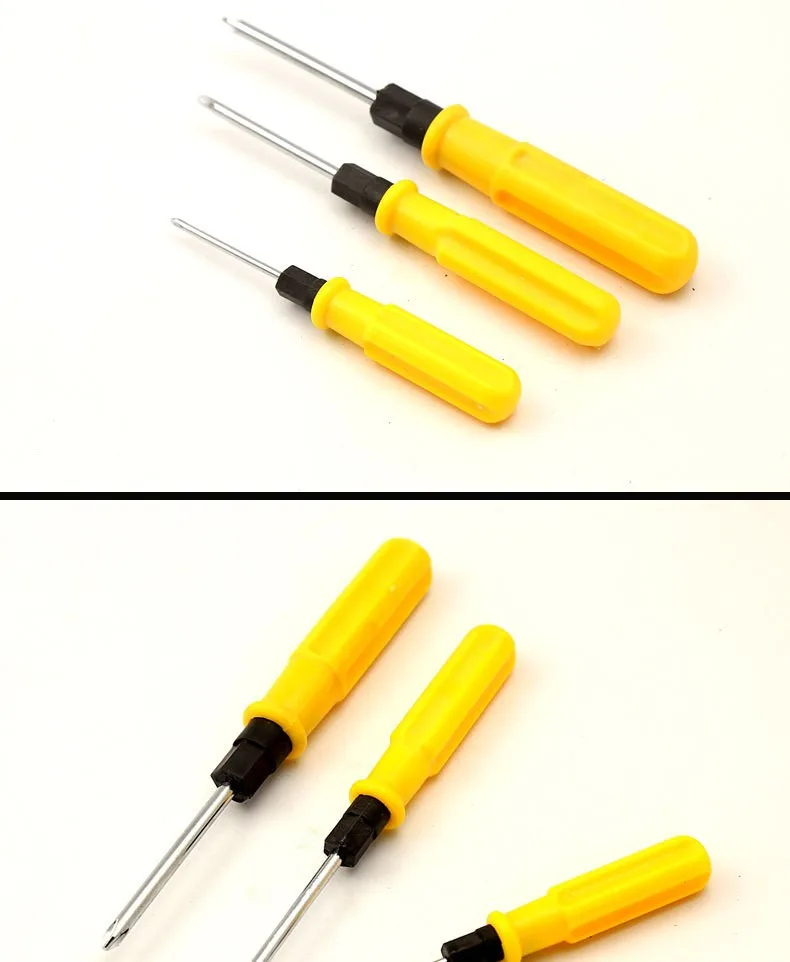 Yellow Handle Slotted Phillips Screwdriver - 6.7 Inch
