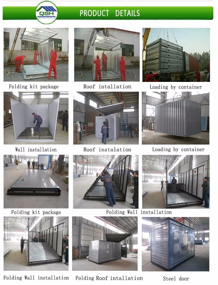 Modern 10ft 20ft 40ft Modified Flat Pack Shipping Container