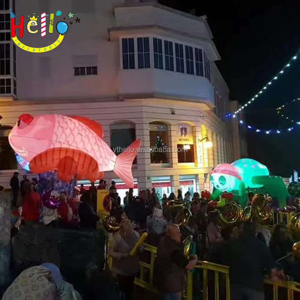 Outdoors Street Parade Inflatable Fish Puppet Costume - Buy Inflatable ...