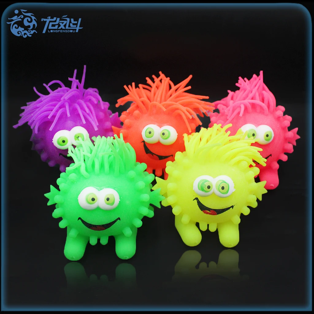 Big Eye Puffer Ball Light Up Puffer Ball Flashing Stress Toys 8121215 ...