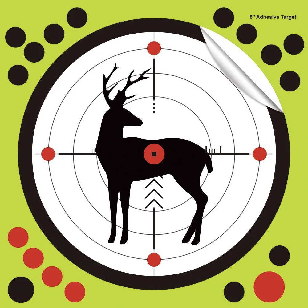 Targets,8 Inch Reactive Shooting Targets - See Your Shots Instantly For ...