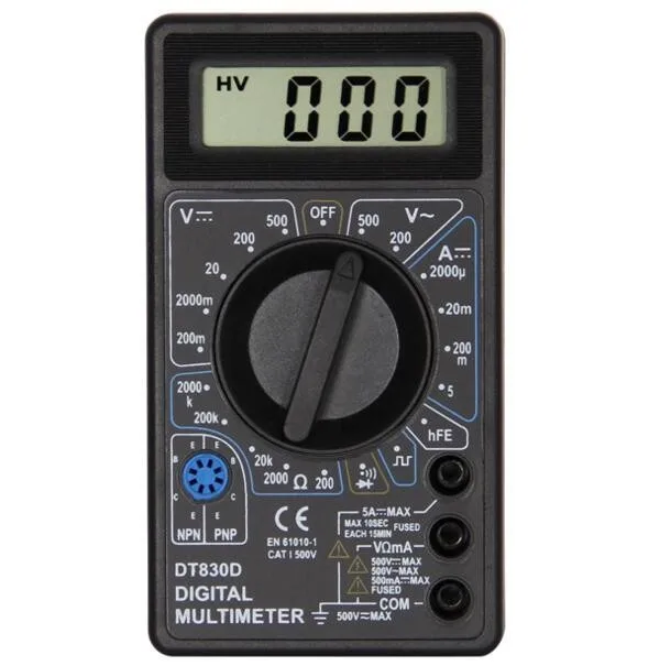 Dt830b Digital Multimeter Dt832 D Multimeter Set Voltage And Resistance ...