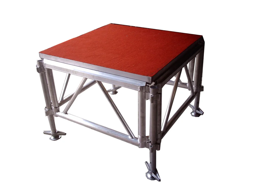 Event Revolving Stage Platform Quick Fold Mobile Concert Portable Stage ...