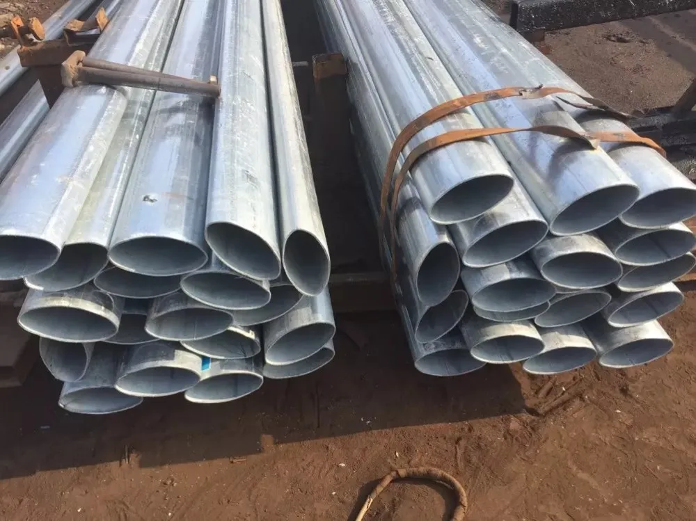 MS Steel Black Iron Oval Pipe - Durable & Versatile