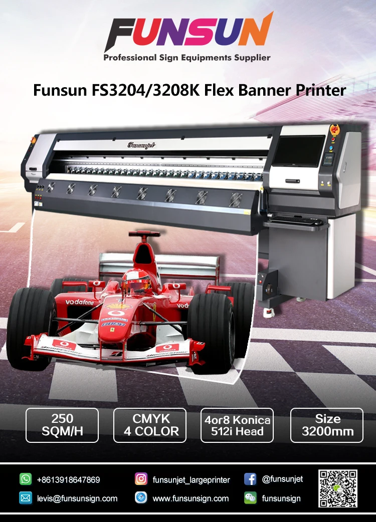 3.2 Meter Plotter Car Sticker Printing Machine Konica 512i Printhead ...