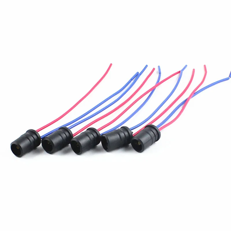 Car Accessories W5W 168 194 158 LED T10 Light Bulb Socket Wire Harness