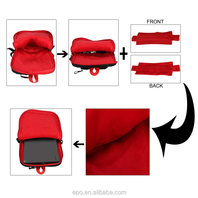 Custom Waterproof Polyester 19 Inch Slim Laptop Sleeve Backpack Bag ...