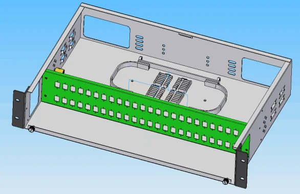 48core Lc/upc Fiber Optical Patch Pannel/odf/fdf - Buy 48 Core Patch ...