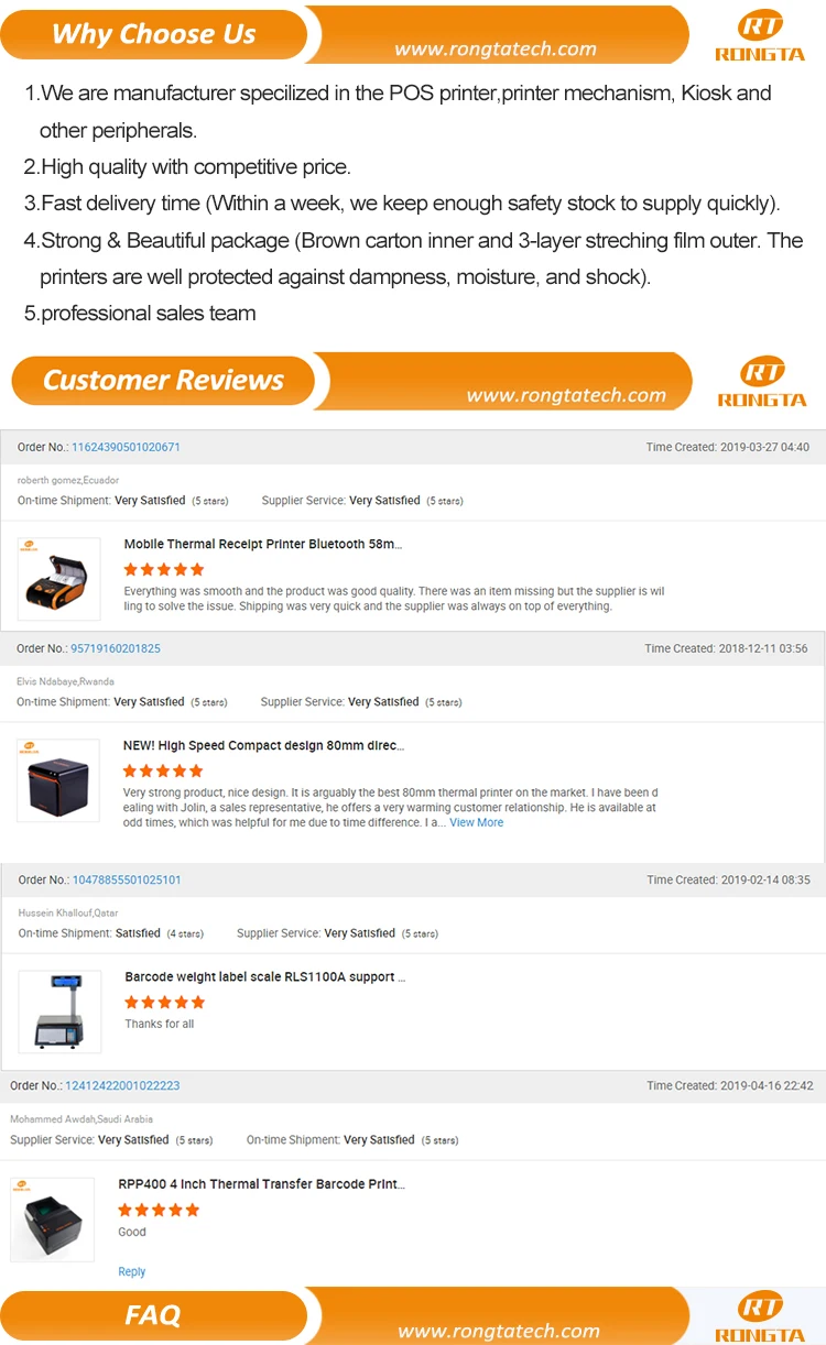 Rp203 Mini Panel Receipt Printer Clinical Machine With Control Board ...