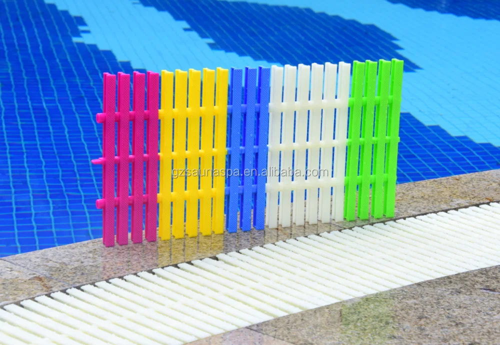Anti-skid Pvc Swimming Pool Gutter/overflow Grating - 18cm/20cm/25cm ...