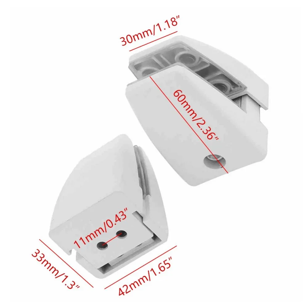 Office Desk Support Bracket - Privacy Divider Pinch Mounts