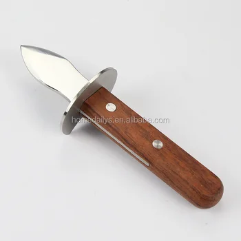 Stainless Steel Oyster Shucker Clam Shellfish Knife Opener Seafood Tool ...
