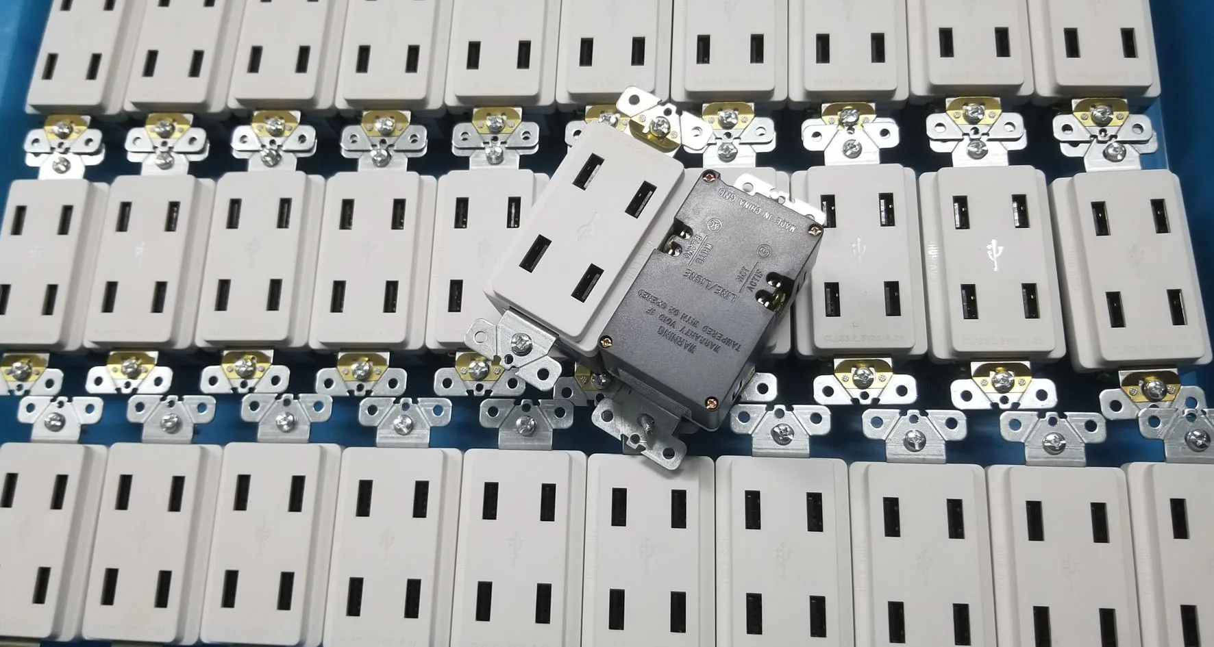 Nts20 Duplex Socket Outlet 125v 20a High Grade Electrical Wall Socket ...