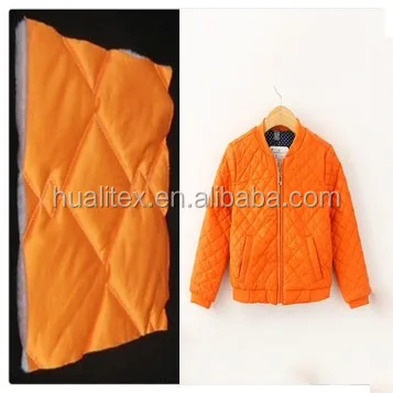 Polyester Padded Quilted Fabric /jacket Fabric/winter Textile Down ...