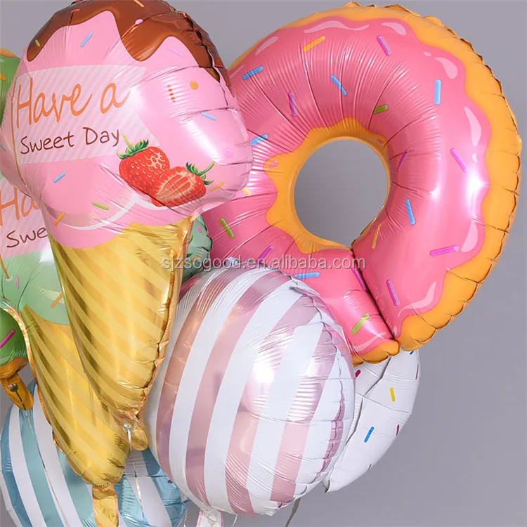 Wholesale Doughnut Mylar Balloon Snacks Donut Inflation Helium Foil ...
