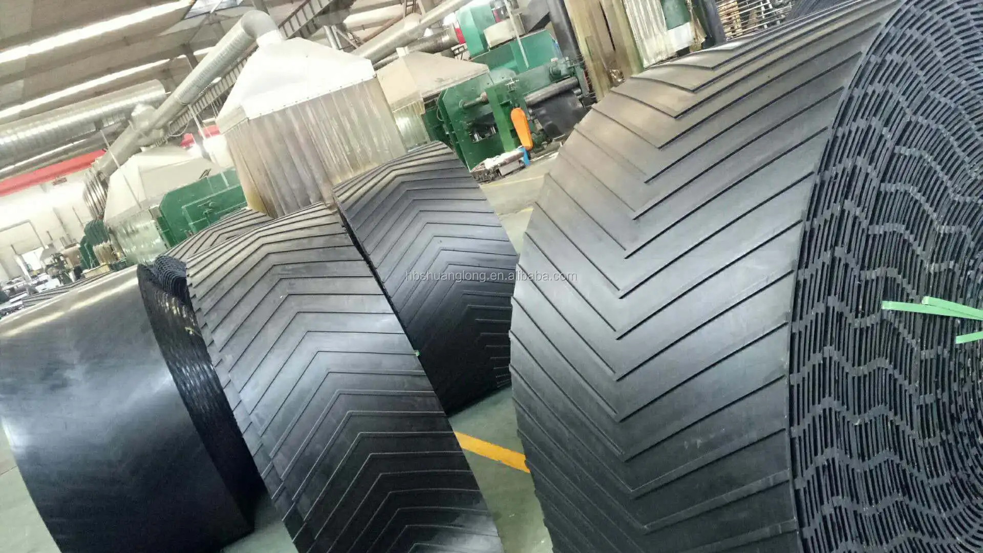 Ribbed Profiled Chevron Pattern Conveyor Belt With Good Quality - Buy ...