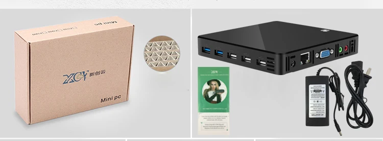 Xcy Mini Pc Computer In-tel Ce-leron 1007u 2g Ram 30gb Ssd Wifi Win10 ...