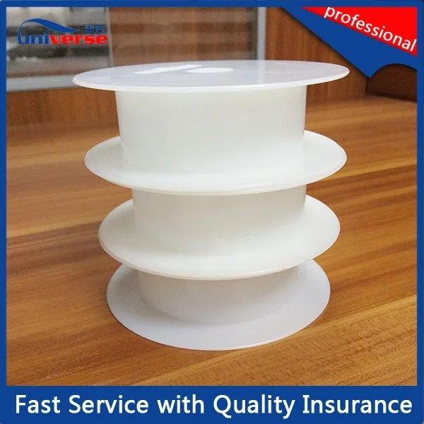 White Thread Bobbins - Eco-Friendly Empty Plastic Spools