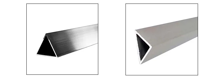 Triangular Shape Aluminum Tube Extruded Pipe - Buy Triangle Aluminium ...