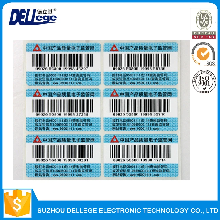 Customized Oem Cheap Sticker Breakable Security Label - Buy Customized ...