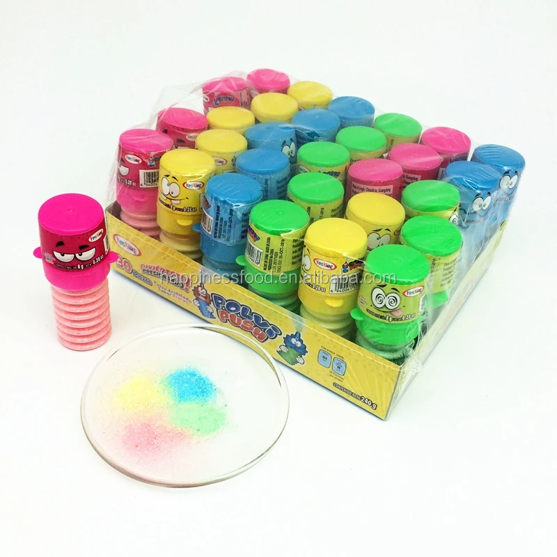 Box Packing Cartoon Fruit Flavor Powder Candy - Buy Cc Stick Candy Acid ...