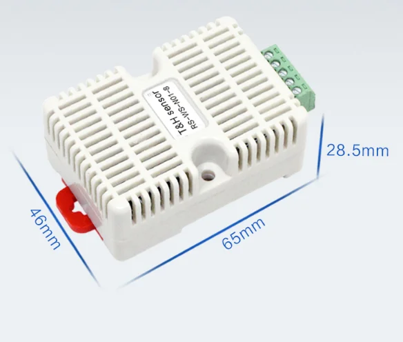 RS-WS-N01-8 Modbus Sensor - Precision Temperature & Humidity Transmitter Rail
