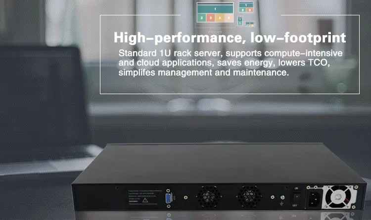 Intel Core I3 Processor 6 GB 1U Rackmount Router LCD Display New DDR3 ...