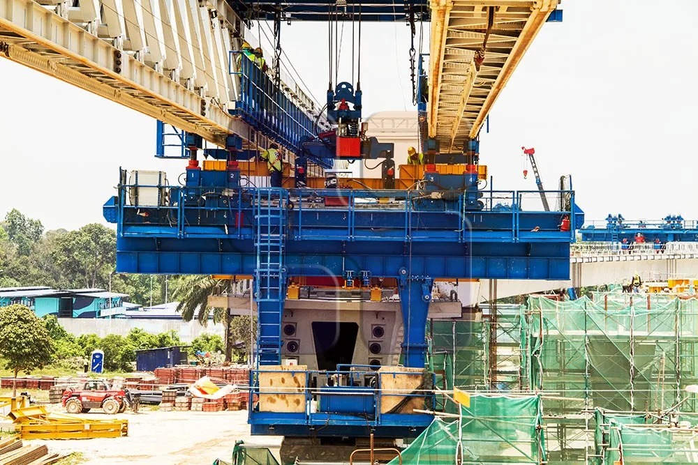 1500 Ton Overhead Metro Launching Gantry Crane - Reliable Erection