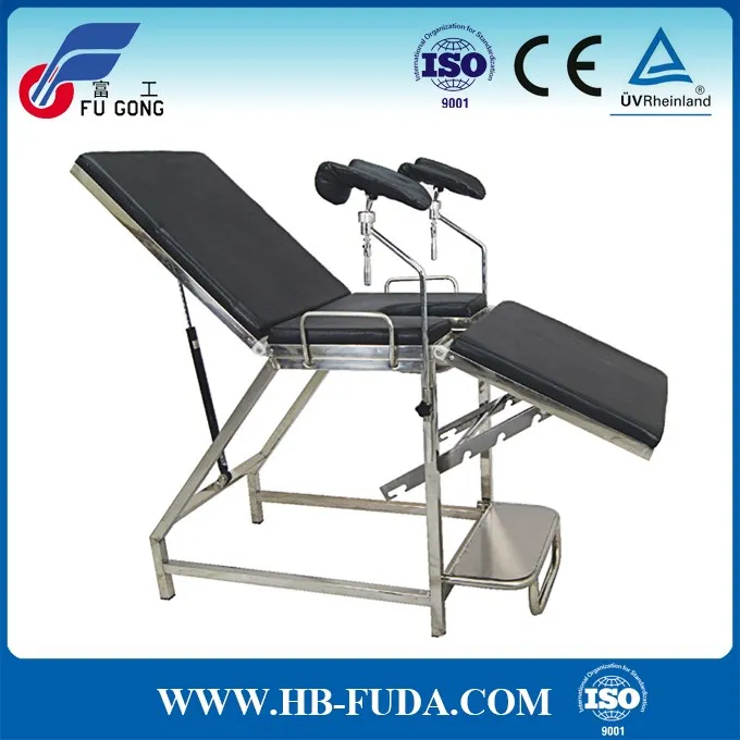 A-56 Stainless Steel Portable Gynecological Exam Table Gynecology ...