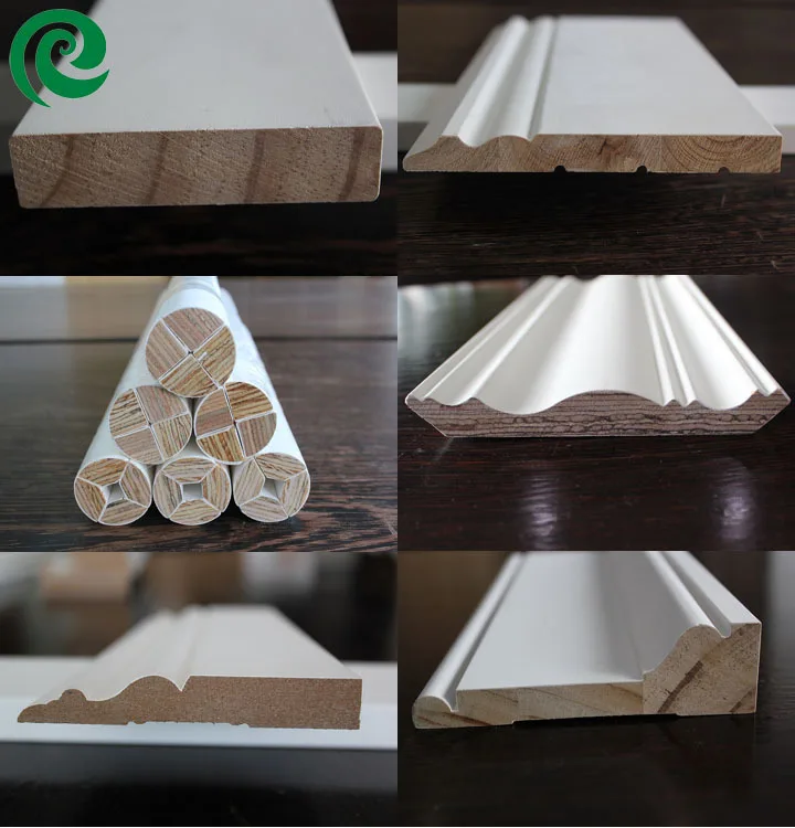 Putih Prima Gesso Trim Kayu Cornice Molding Langit-langit Dekorasi ...