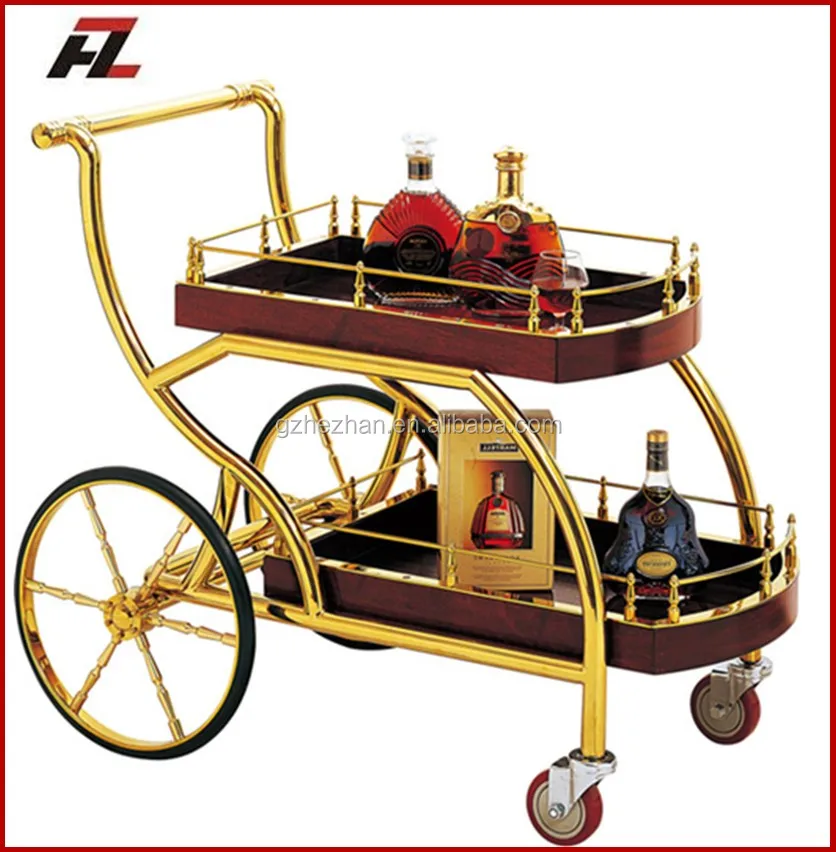 Classic Liquor Wood Service Trolleys For Hotel Articles - Buy Hotel ...