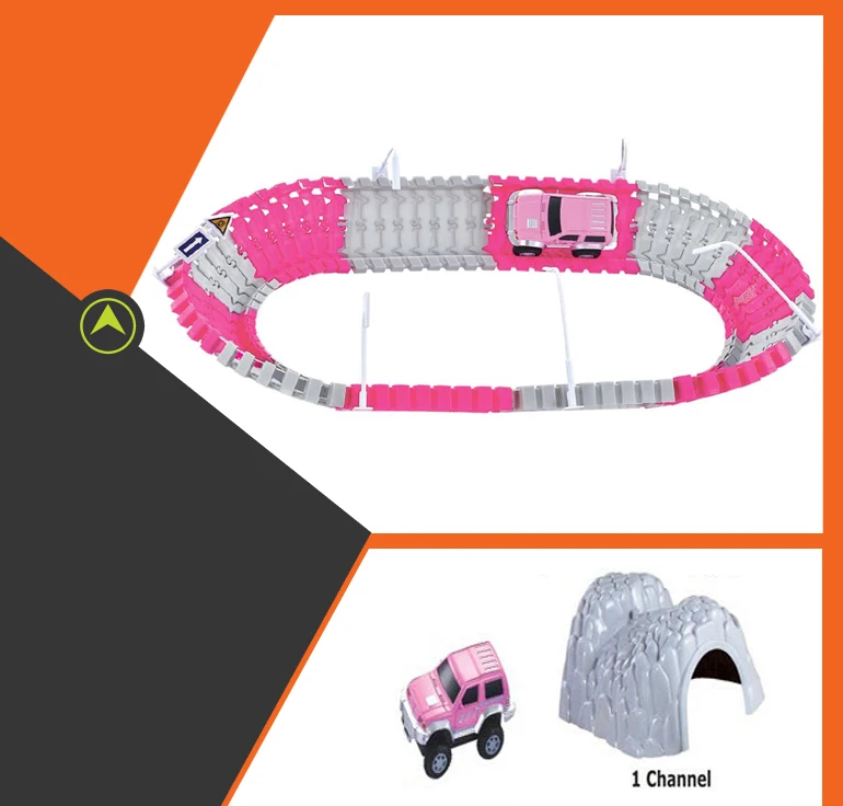 New Product Plastic Kids Diy Car Race Track With Eco Friendly Material ...