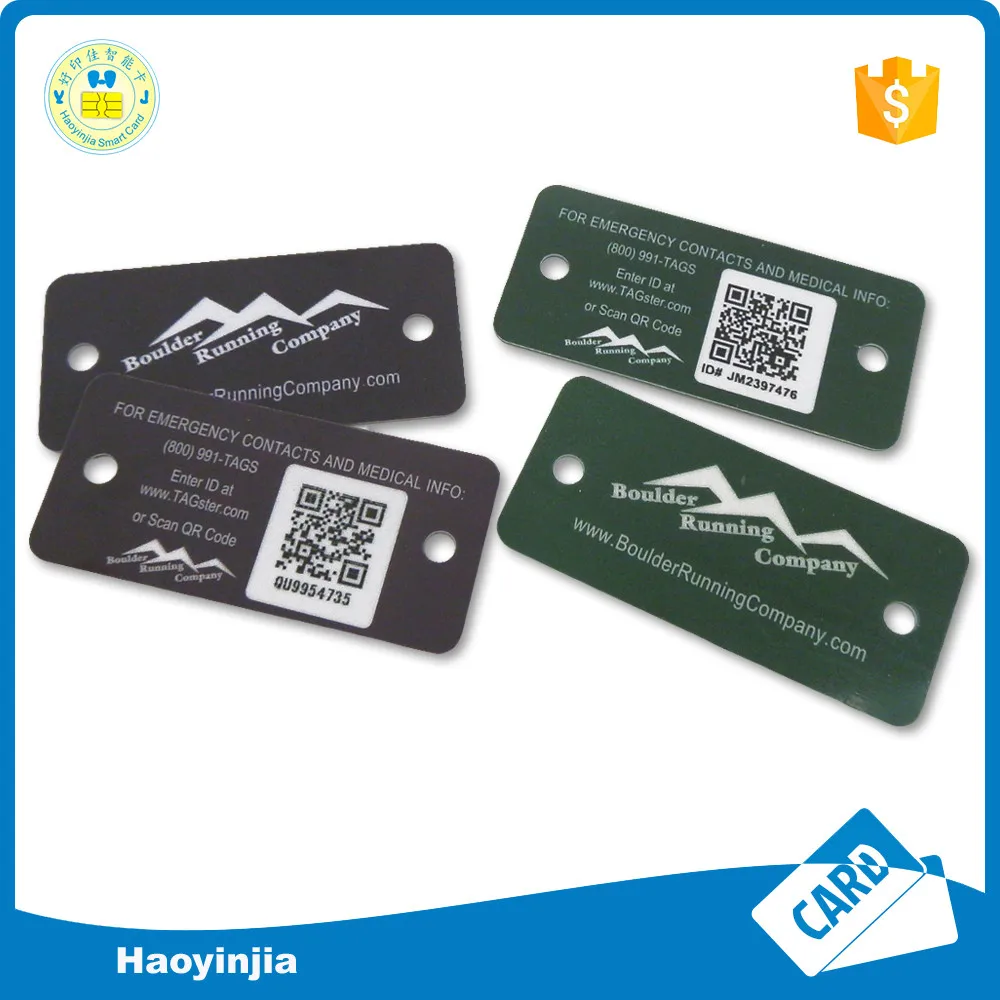 Customized Plastic Card With Qr Code Keychain - Buy Plastic Card With ...