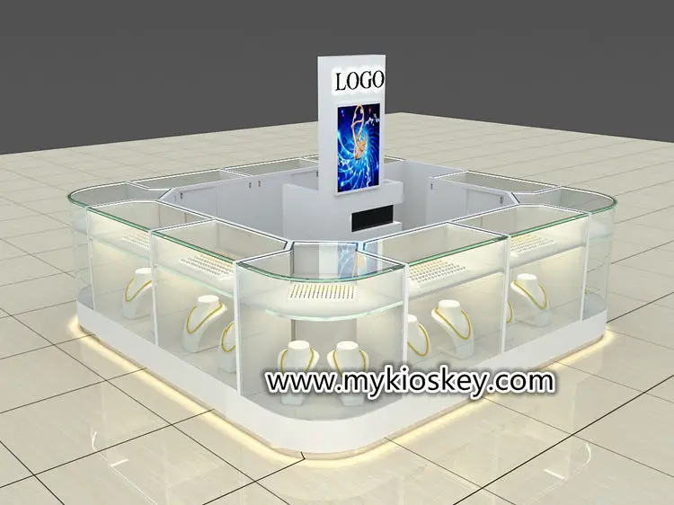 Free 3D Jewellery Shop Counter Design - Durable & Stylish